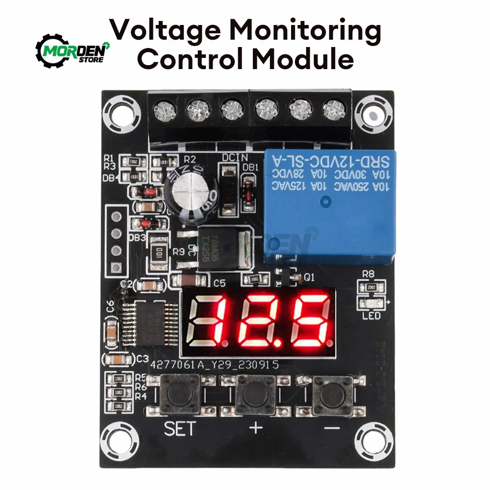 DC-7-9V-12V-24V-Current-Detection-Module-Relay-Digital-Display-Switch ...
