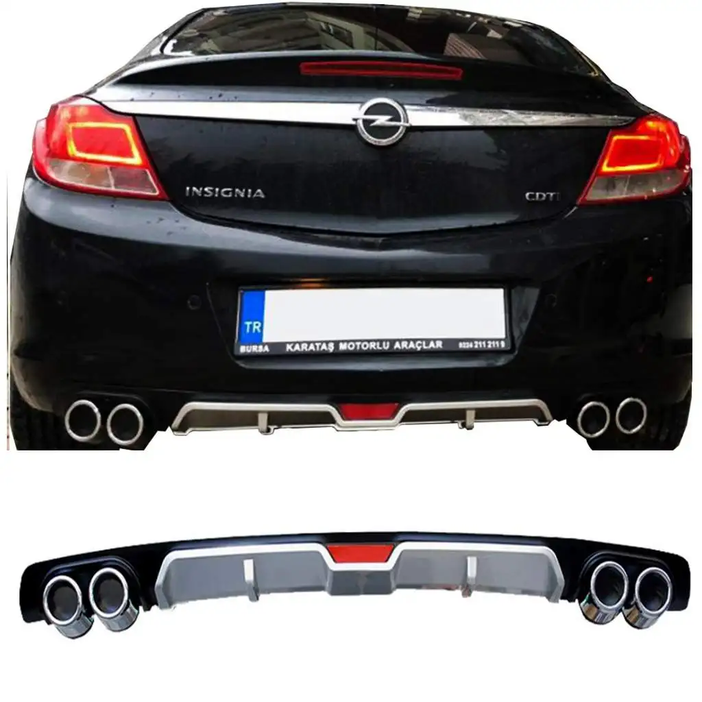 For-Opel-Insignia-Universal-Diffuser-Extension-Rear-Bumper-Attachment ...