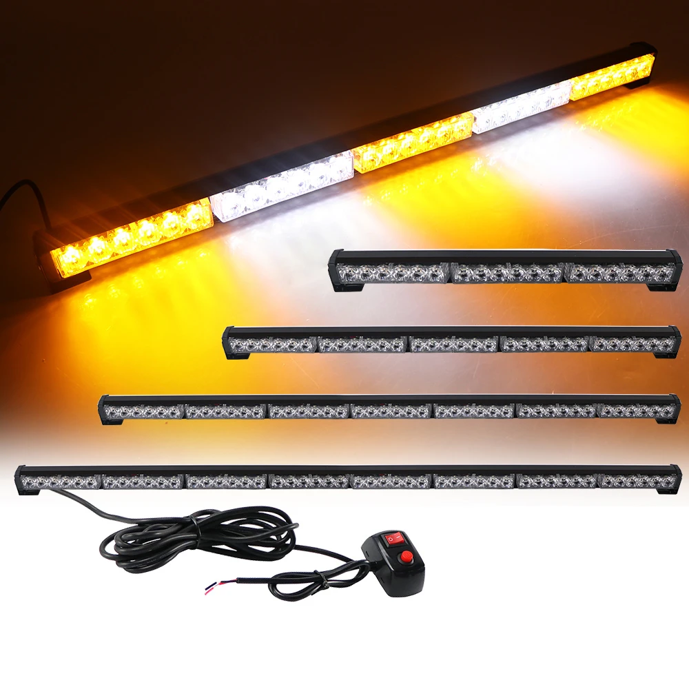 31cm to 150cm LED Strobe Police Lights For Auto Emergency Warning Lamp ...