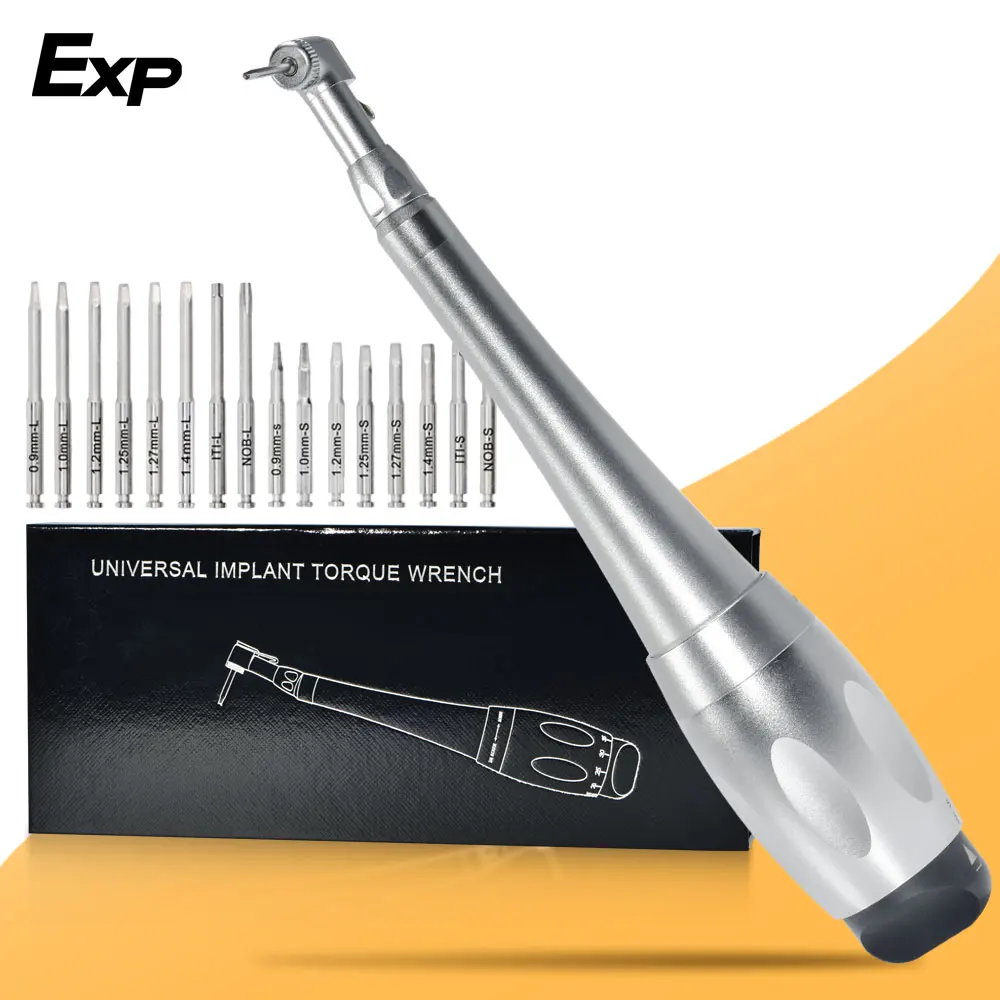 Exp-Dental-Universal-Implant-Torque-Wrench-With-12pcs-Drivers-Dentistry ...