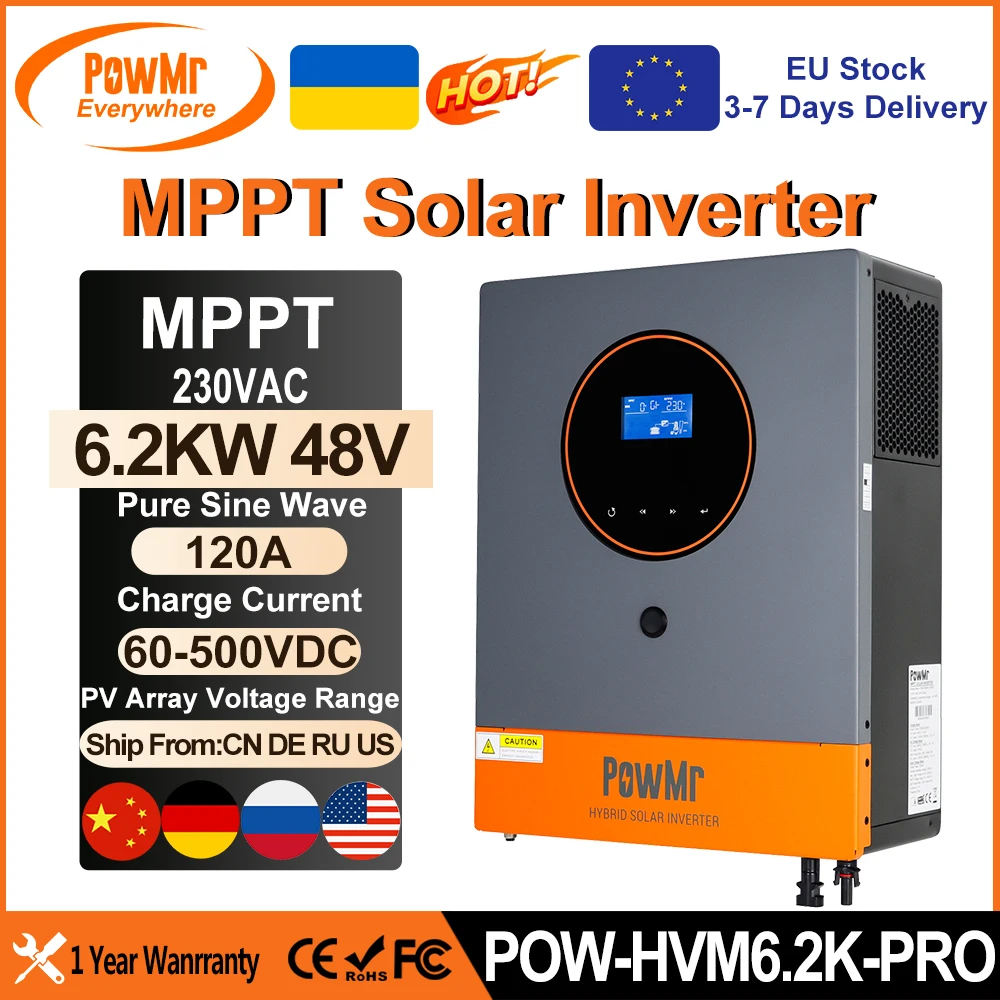 PowMr-inversor-Solar-MPPT-fuera-de-la-red-controlador-de-carga-con-Wifi ...