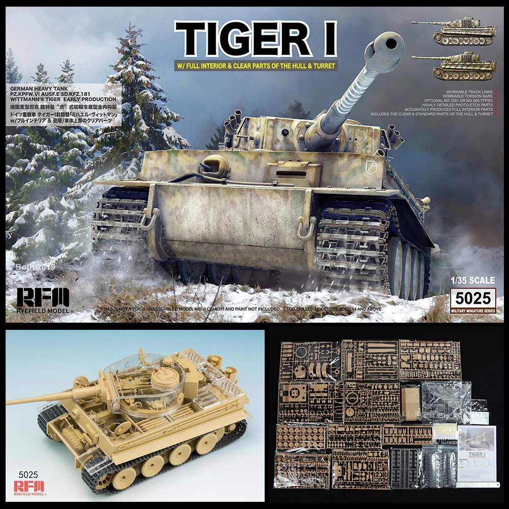 w-Fully-Interior-Ryefield-Model-RFM-RM-5025-1-35-Tiger-I-Clear-Parts ...