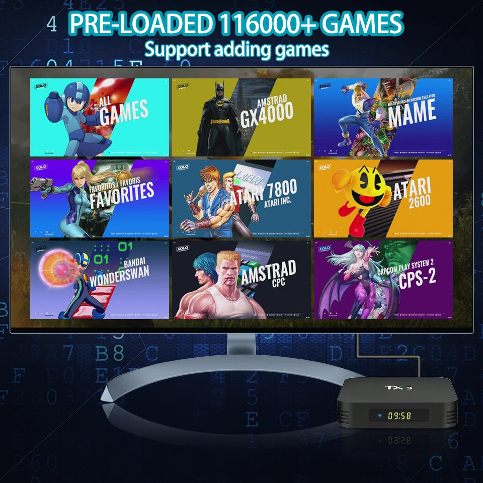 Hyper Base R1 4K Retro Game Consoles with 110000+ Games for PS1/Saturn ...