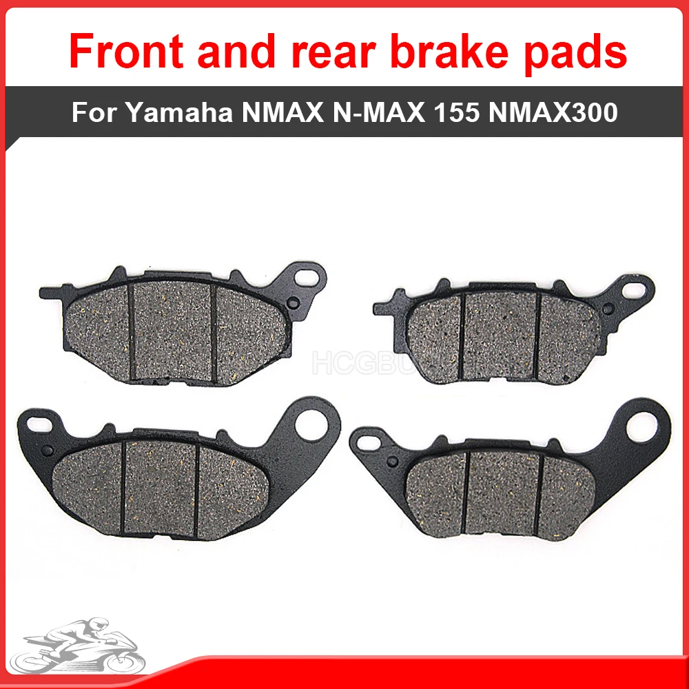 For Yamaha NMAX N-MAX 155 NMAX300 Motorcycle Front Rear Brake Pads Disc ...