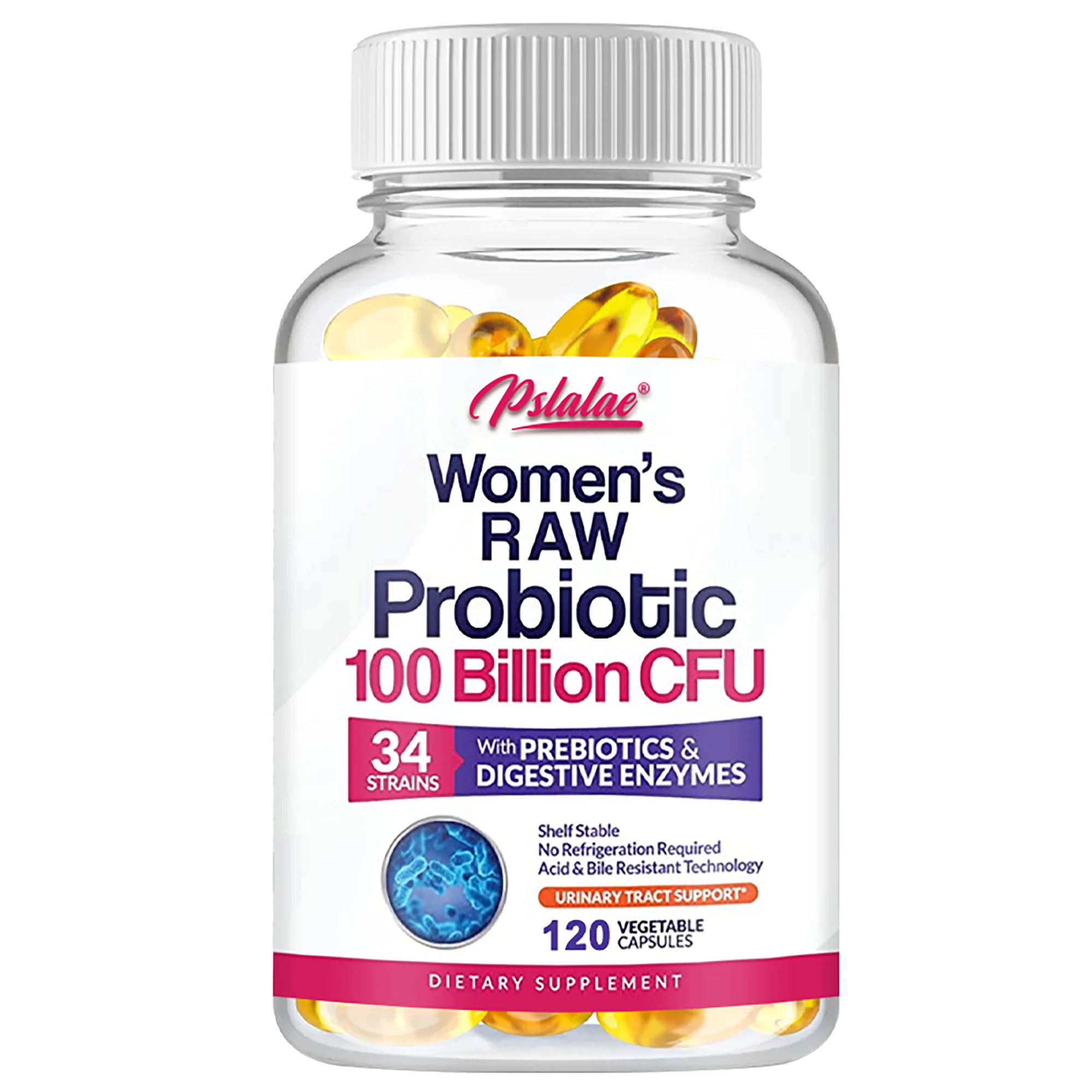 Probióticos crudos para mujeres: con prebióticos y enzimas digestivas ...