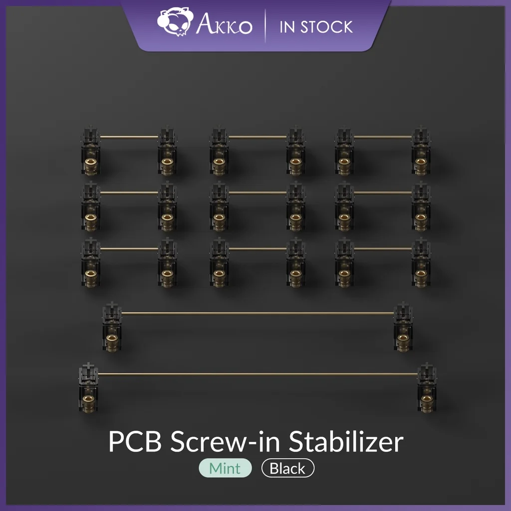 Akko PCB Screw-in Stabilizer Transparent Multi-color for Customization ...