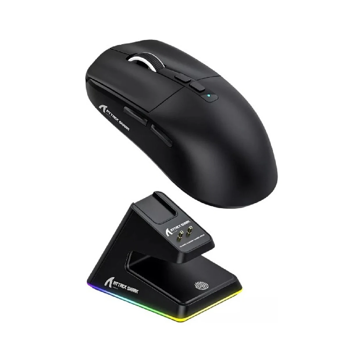 Mouse Gamer Bluetooth Sem Fio 2.4g Attack Shark Recarregável PixArt ...