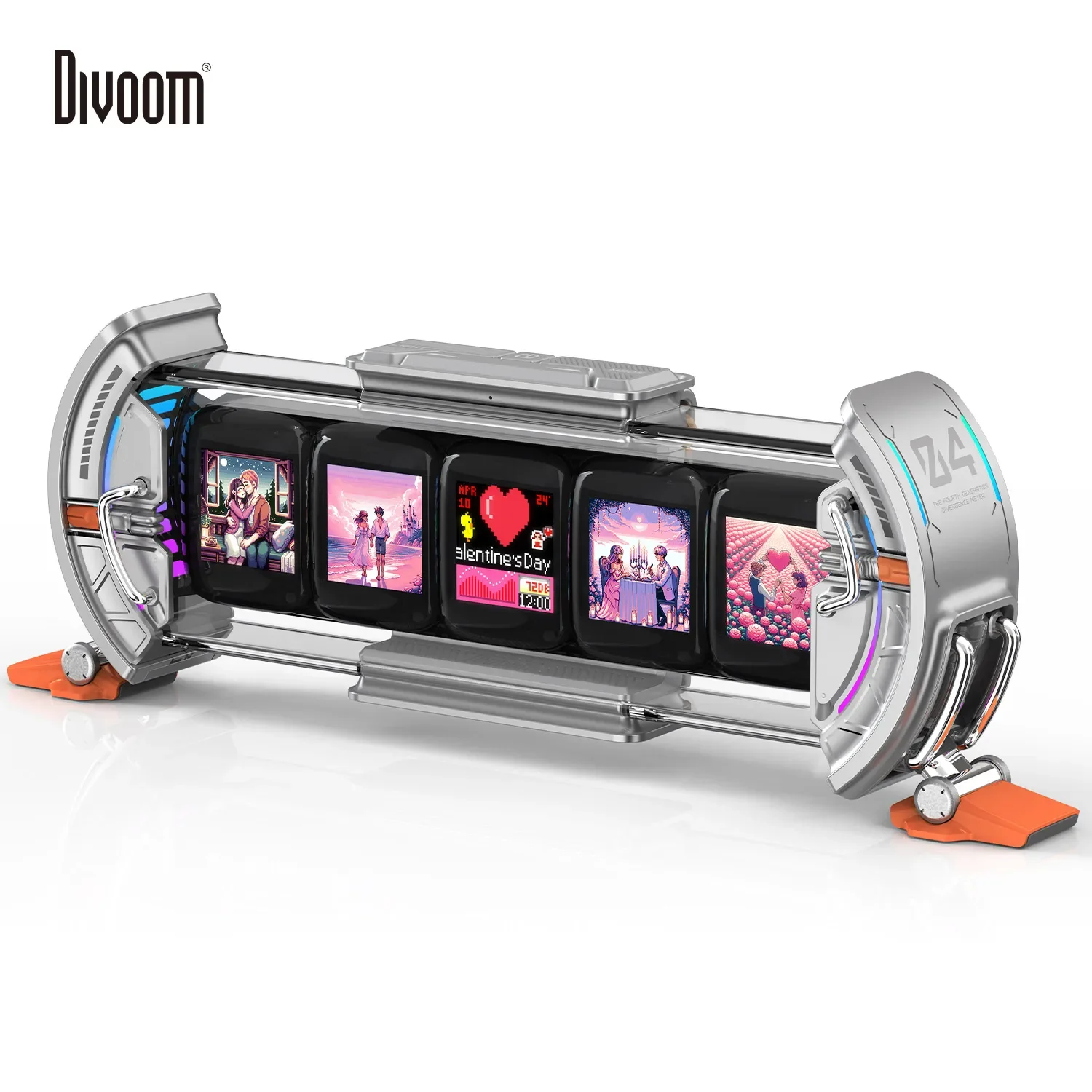 Divoom-Times-Gate-Cyberpunk-Gaming-Setup-Digital-Clock-with-Smart-APP ...