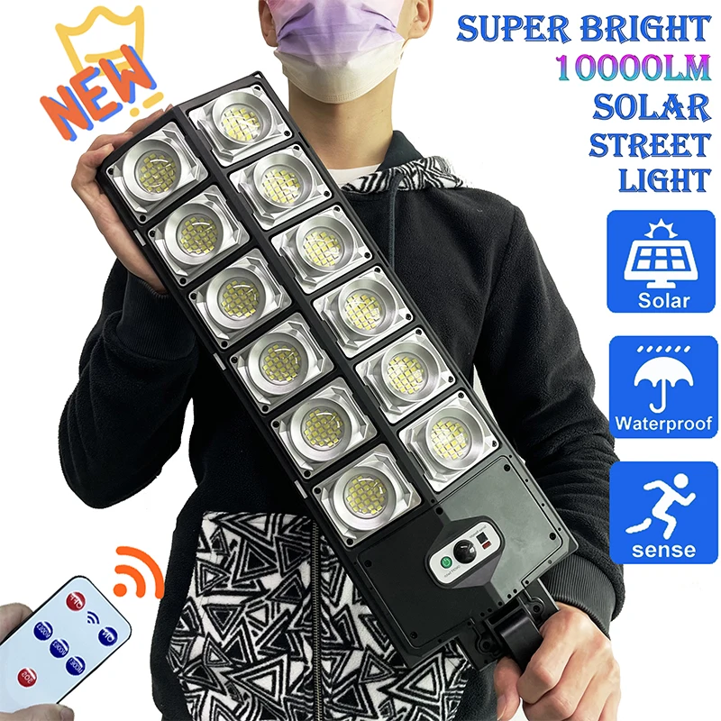 Newest-10000-Lumens-Solar-Street-Light-Outdoor-LED-Wall-Lamp-Waterproof ...