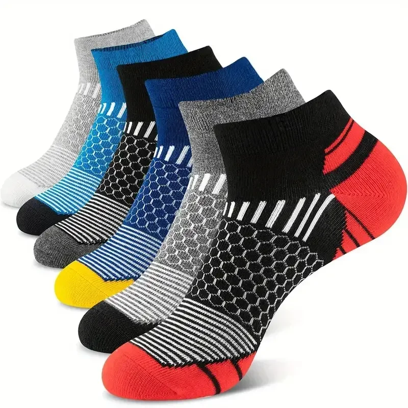 6-pairs-Men-s-Short-Sports-Socks-Moisture-Wicking-Breathable-All-Season ...