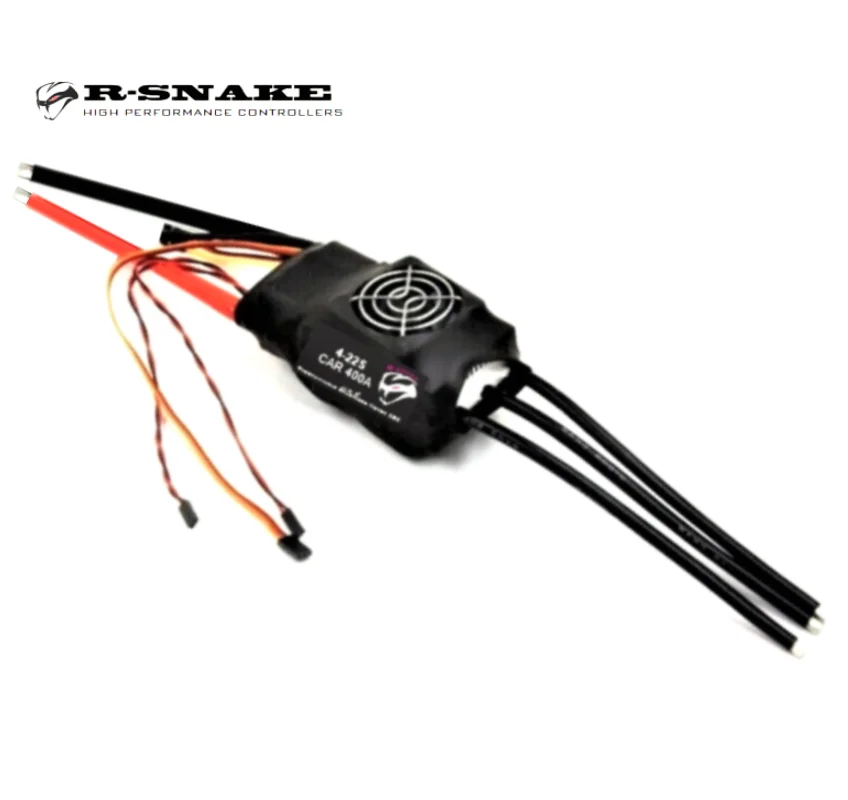 400A Car ESC 3-12S w/ BEC 7.4V R-Snake for Brushless Motor + USB LINK