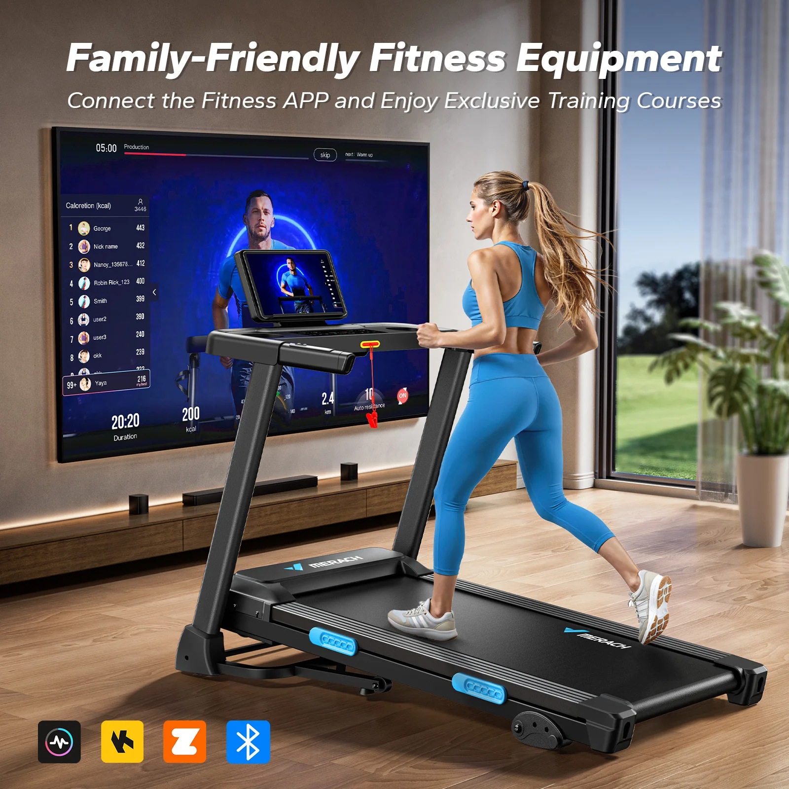 MERACH Foldable Incline Treadmill – Fit Gear Unlimited