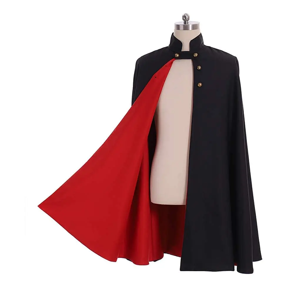 Anime-Wirt-Cosplay-Costume-Wirt-Mantle-Blue-Black-Cloak-Halloween ...