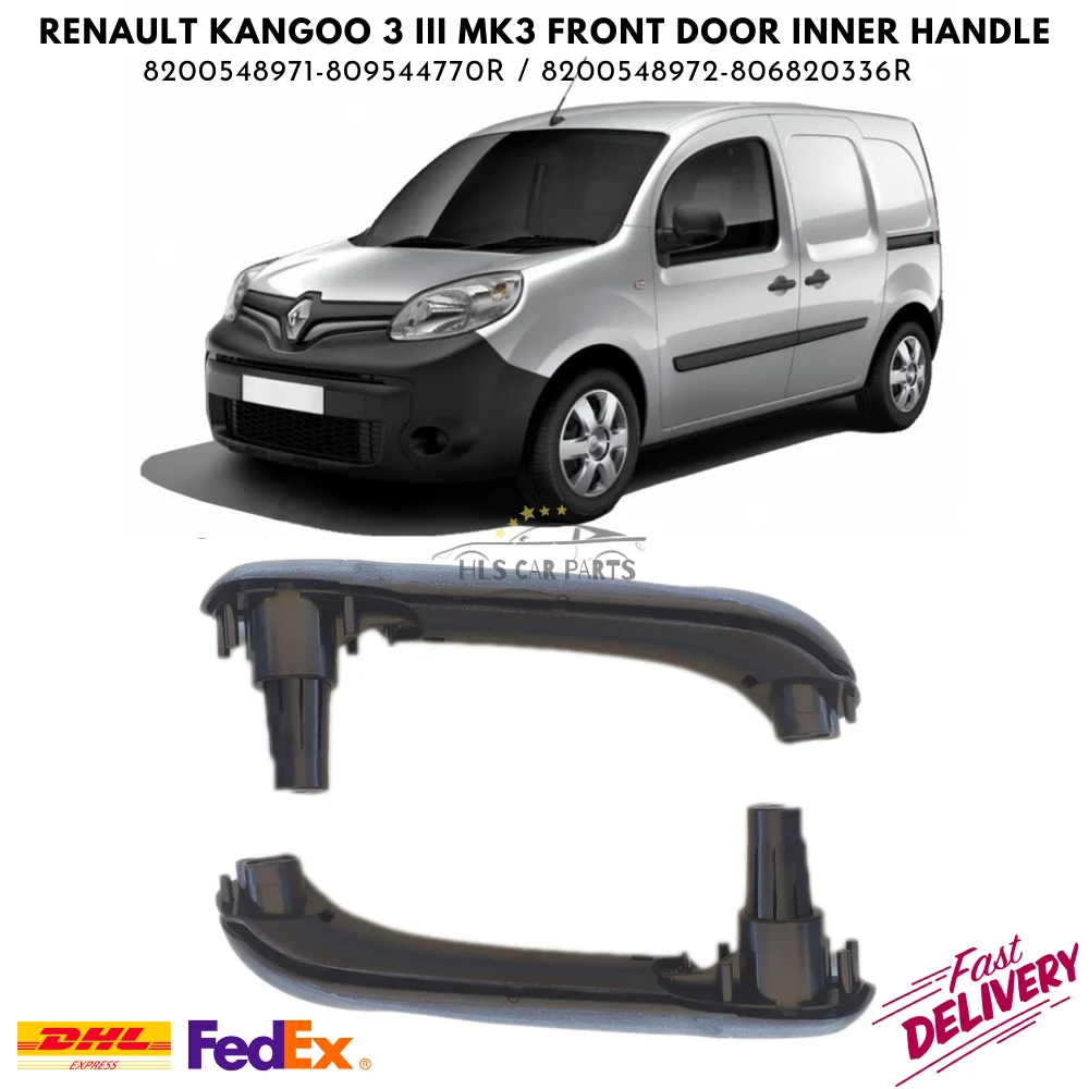 Manija interior de puerta delantera para Renault Kangoo 3 III MK3, lado ...