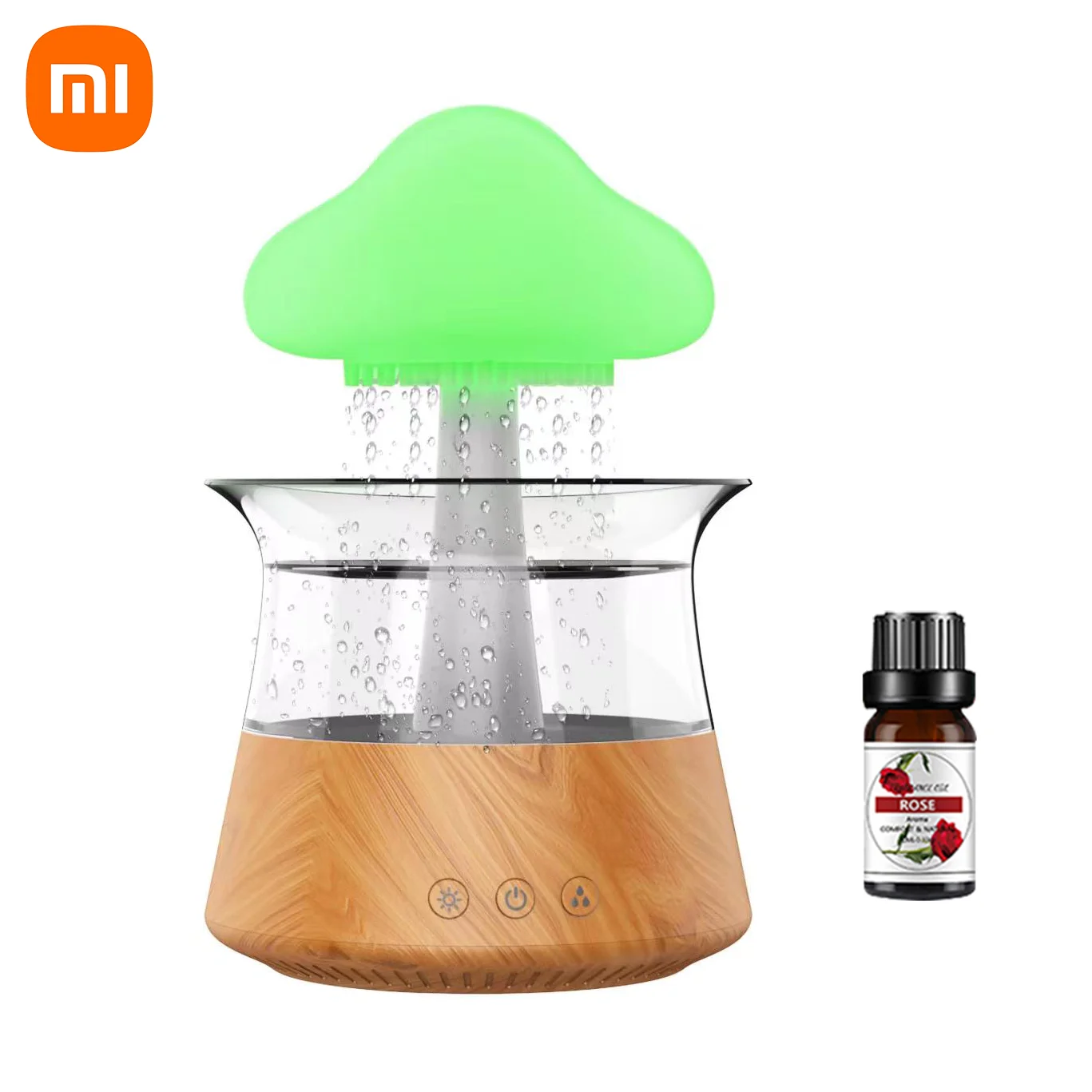 450ml-Mushroom-Rain-cloud-Air-Humidifier-Essential-Oil-Diffusers ...