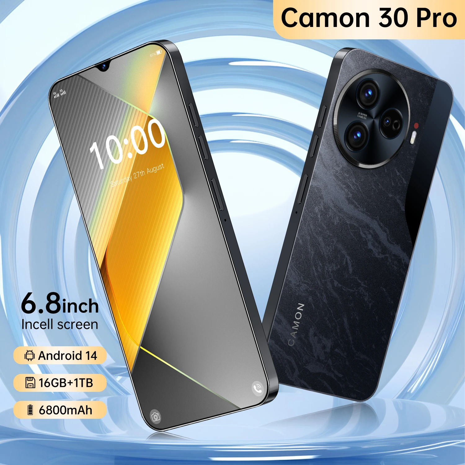 Novo-smartphone-camon-30-pro-tela-cheia-de-6-8-polegadas-4g-5g-16tb-1tb ...