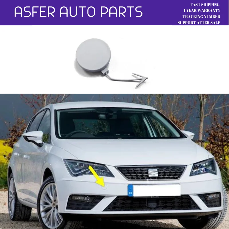 Front-Bumper-Tow-Bar-Cover-For-Seat-Leon-Mk3-2017-2020-High-Quality ...