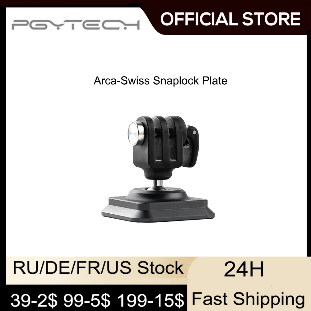 PGYTECH Action Camera Arca Type Quick Release Plate For Gopro/Insta360 ...