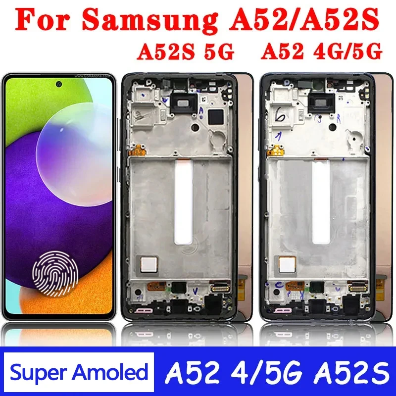 New-For-Samsung-A52-LCD-A52-4G-Display-A525F-For-Samsung-A52-5G-Display ...