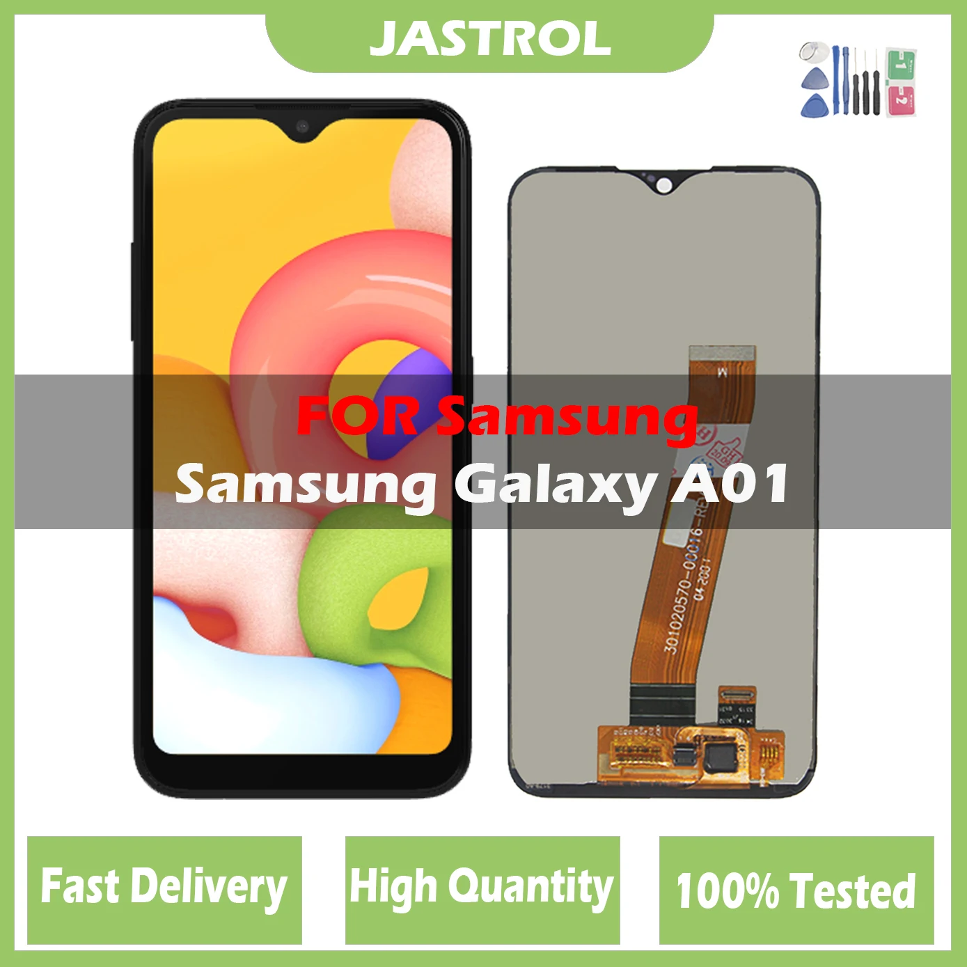 Original LCD For Samsung Galaxy A01 A015 A015F LCD display With Touch Screen Assembly for ...