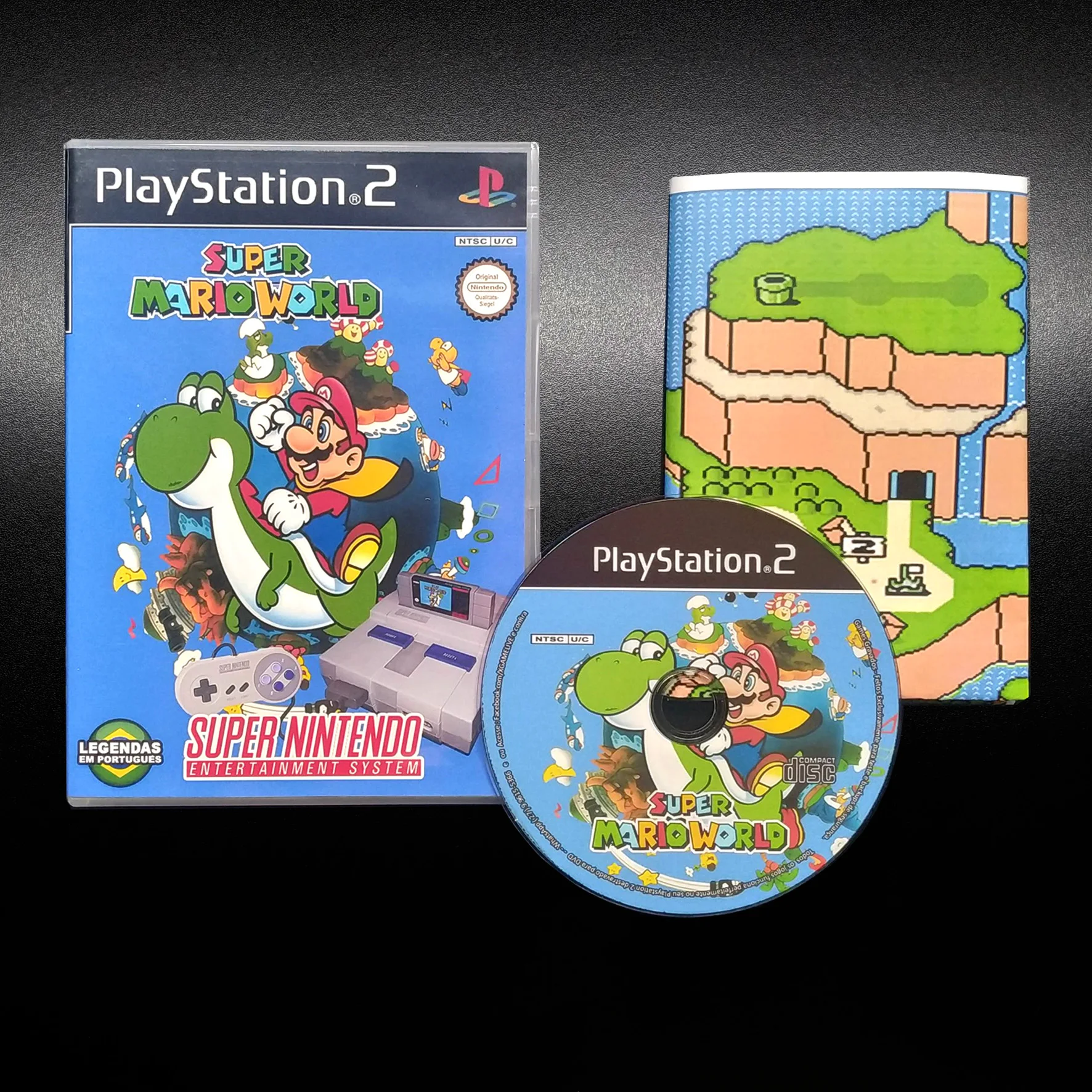 MARI8 WORLD PlayStation 2 Game Repro Portugu s Reprodu o PS2 Copy