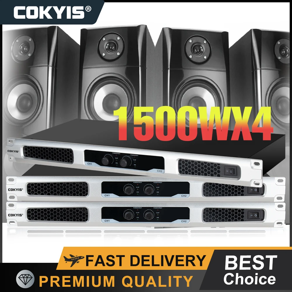 4-Channel-Amplifier-1500W-4-Each-Channel-Professional-Power-Amps-Stage ...