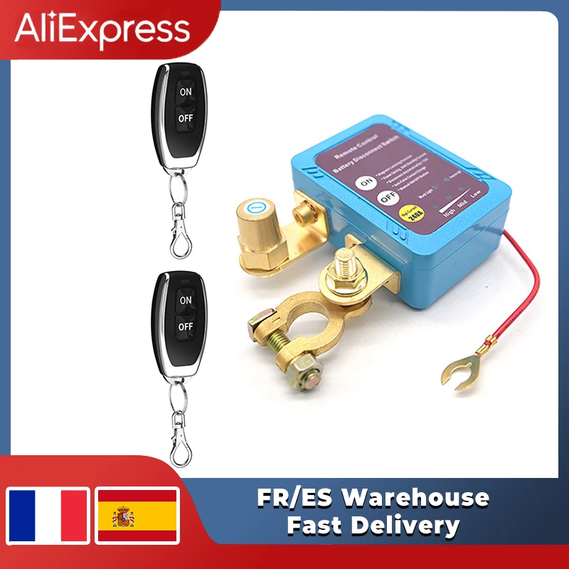 Remote Battery Disconnect Switch 12V 240A Kill Switch Automatic Power ...