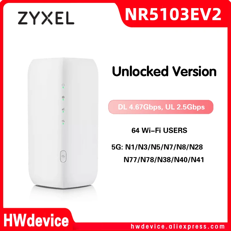 unlocked-Zyxel-NR5103EV2-5G-SIM-Router-CPE-5G-Modem-WiFi6-5G-router ...