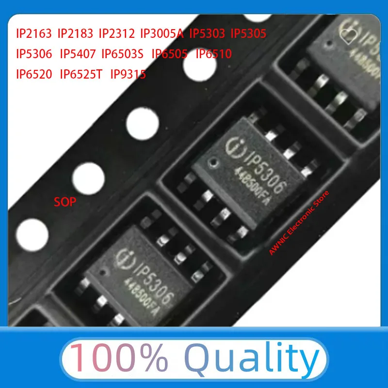 10PCS-IP2163-IP2183-IP2312-IP3005A-IP5303-IP5305-IP5306-IP5407-IP6503S ...