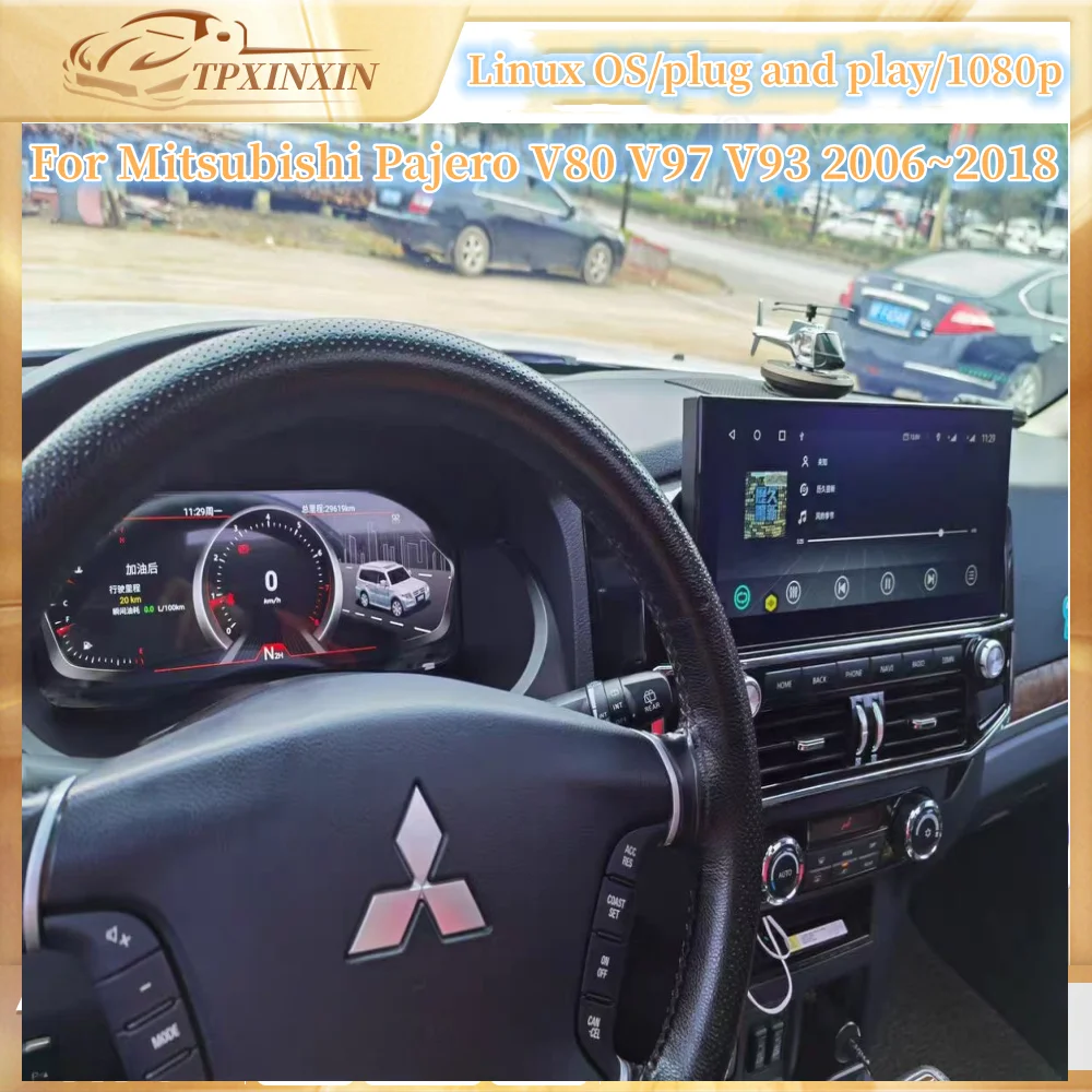 Painel-do-carro-para-Mitsubishi-Pajero-veloc-metro-LCD-exibi-o-de ...