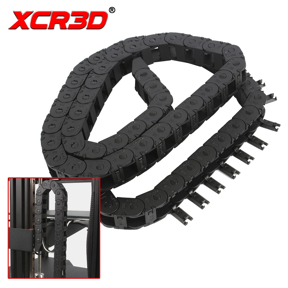 10*11mm Mini Energy Chain Nylon Drag Chain Cnc 3d Printer Tank Chain 1m ...