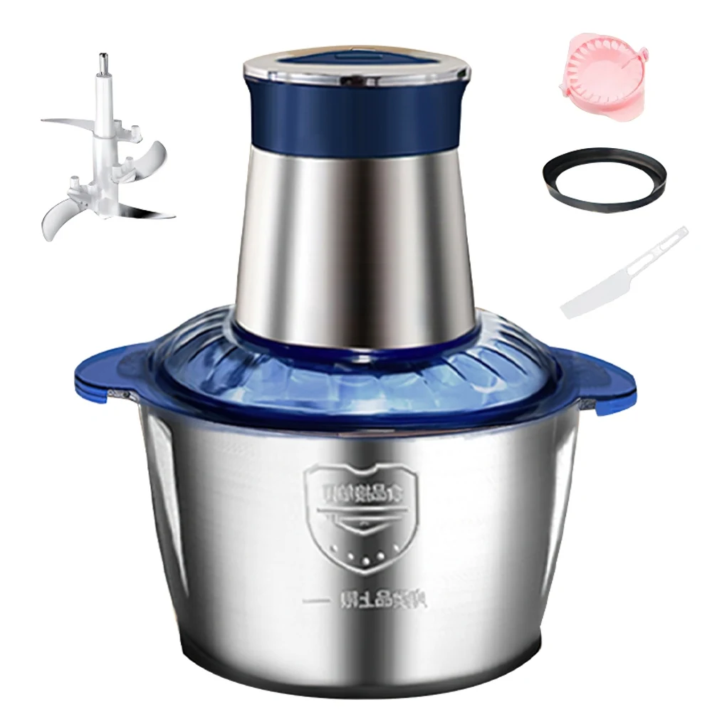 2L-Electric-Stainless-Steel-Meat-Mincer-Grinder-Chopper-Food-Processor ...