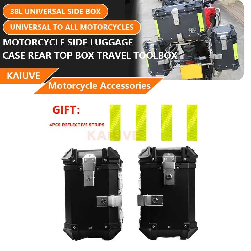 38L-Aluminum-Alloy-Universal-Motorcycle-Side-Luggage-Case-Rear-Top-Box ...