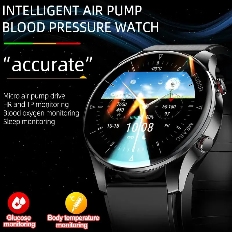 Intelligent-Air-Pump-Health-Smart-Watch-para-homens-medida-precisa-freq ...