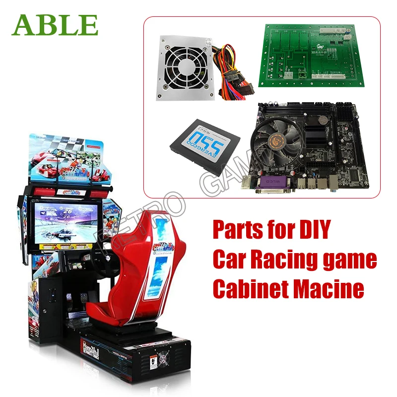 Arcade-Kit-Outrun-Car-Racing-Motor-Driving-Simulator-Game-Motherboard ...