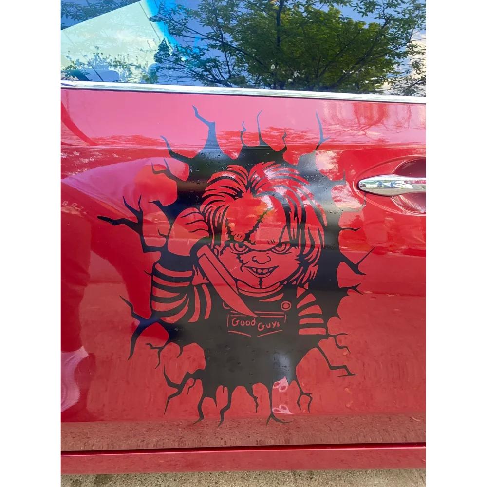 Demônio monstro chucky boneca carro adesivo decalque filme de terror ...