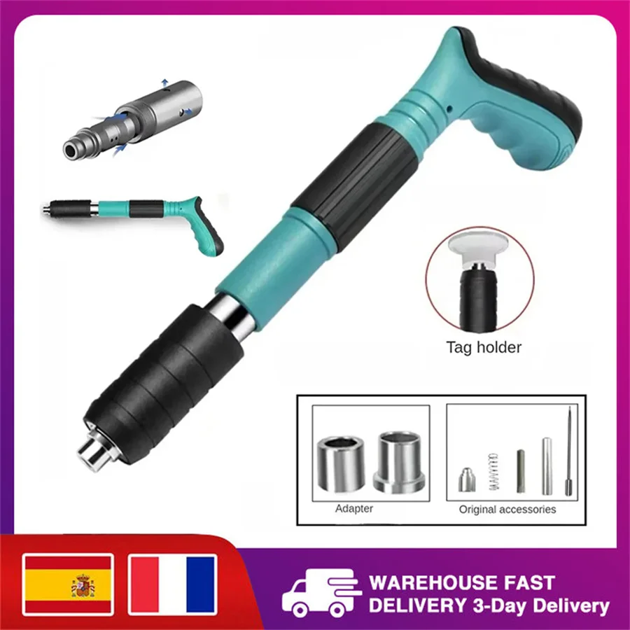 NEW-Handheld-Powerful-Concrete-Nail-Gun-Dedicated-Mini-Cannon-Nailer ...