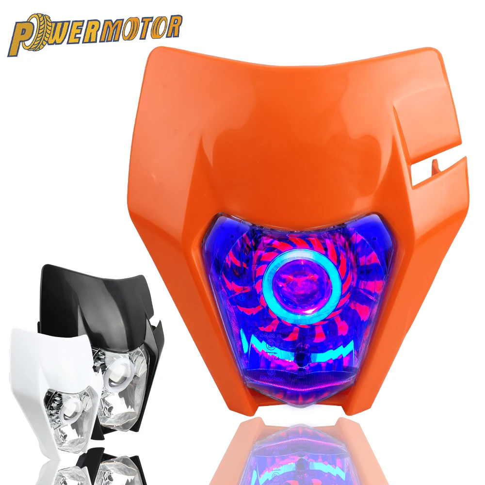 For-KTM-Headlight-Plate-EXC-SX-XC-125-250-300-450-LED-Head-Light ...