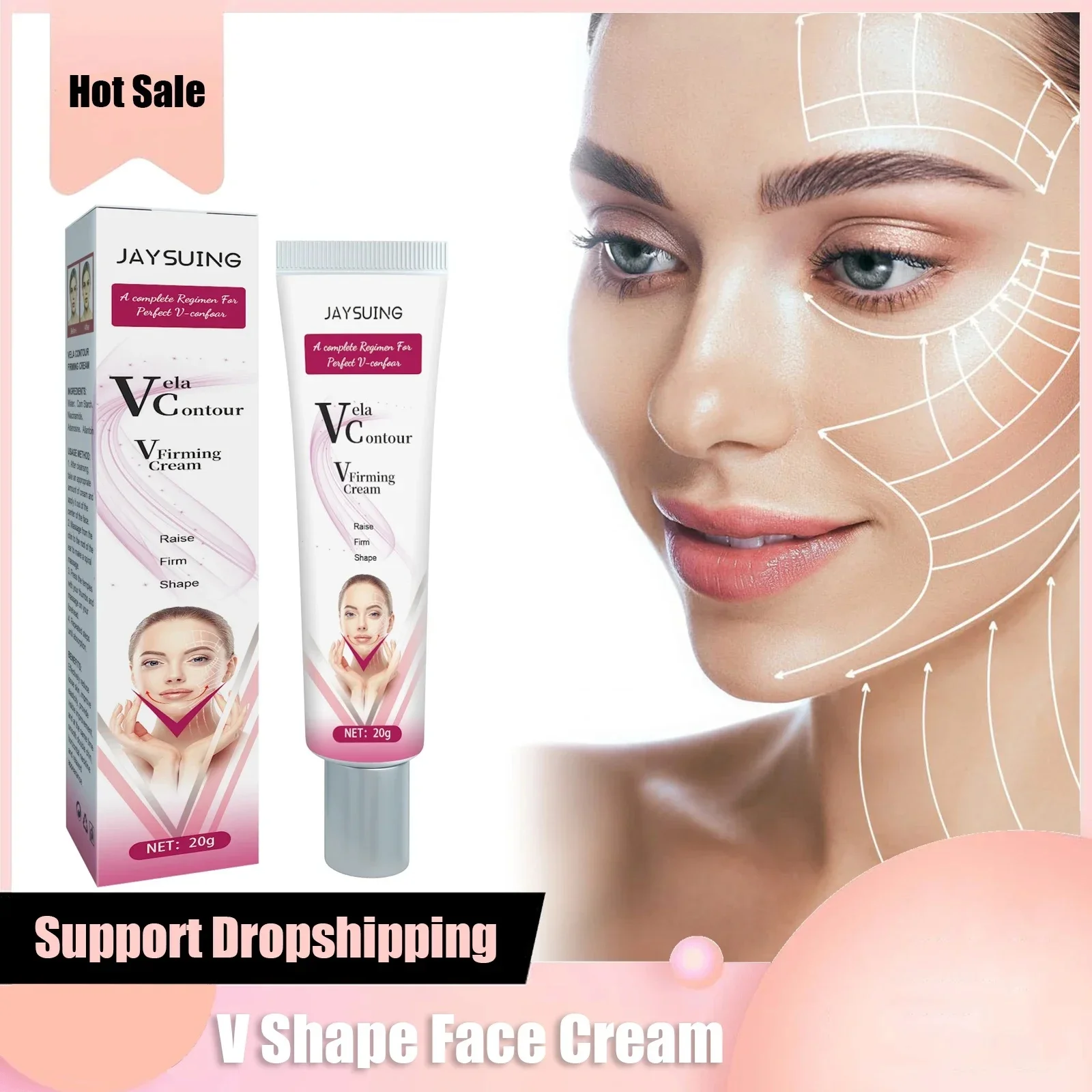 V-Shaped-Face-Cream-Removal-Wrinkles-Double-Chin-Fade-Fine-Lines ...