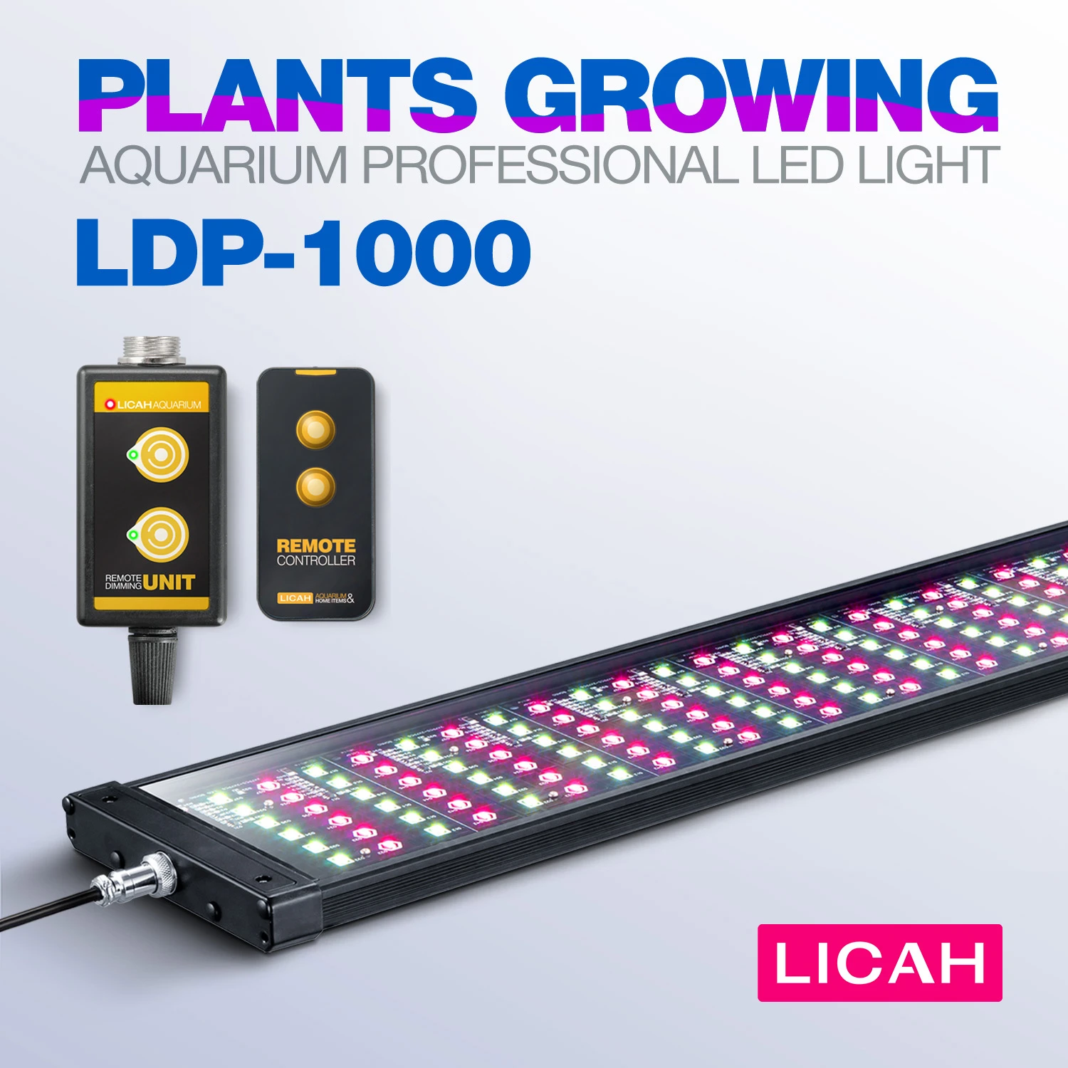 LICAH Aquarium Plant Growing LED LIGHT LDP-1000 Free Shpping