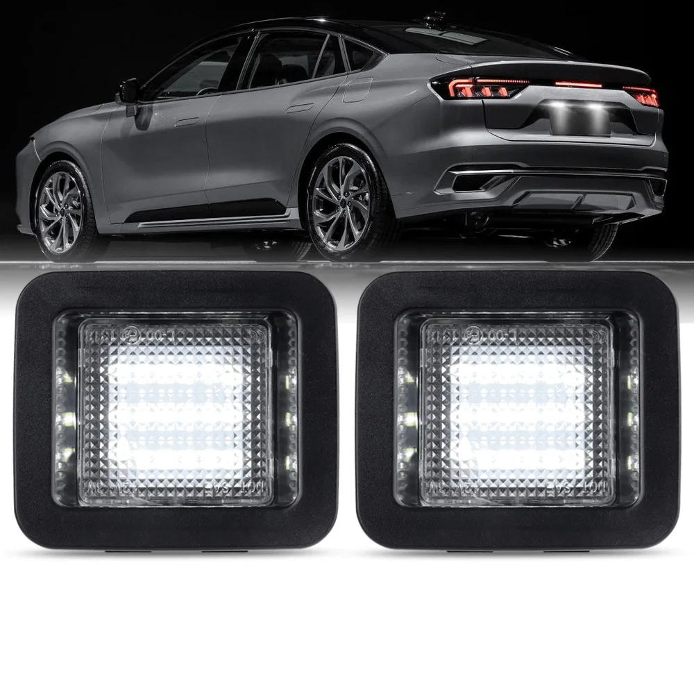 Car-Accessories-2PCS-High-Quality-LED-License-Plate-Lights-for-Ford ...
