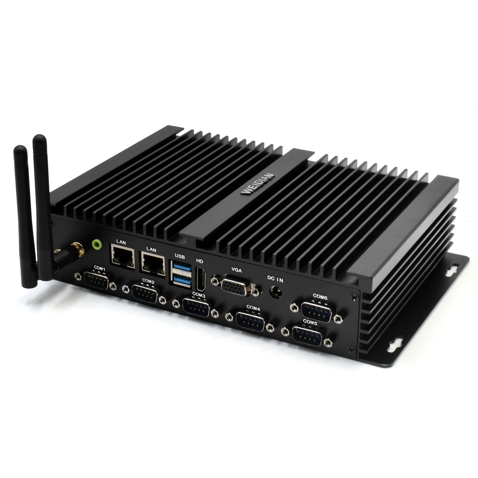 HYSTOU Fanless Mini industrial PC i7 4500U Windows 10 Linux Desktop 4 ...