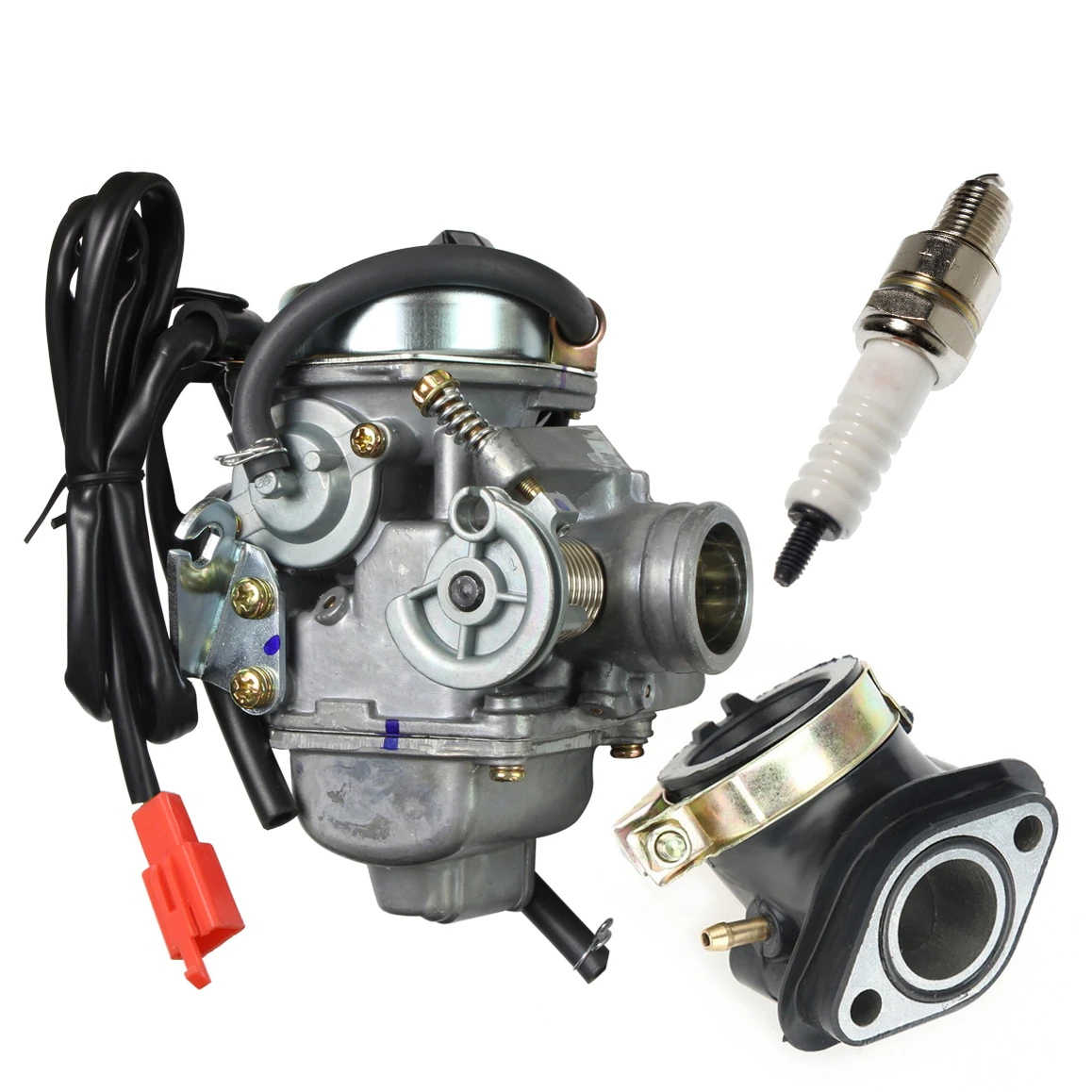 24mm Motorcycles PD24J Carburetor Electric Choke for Honda GY6 125cc ...