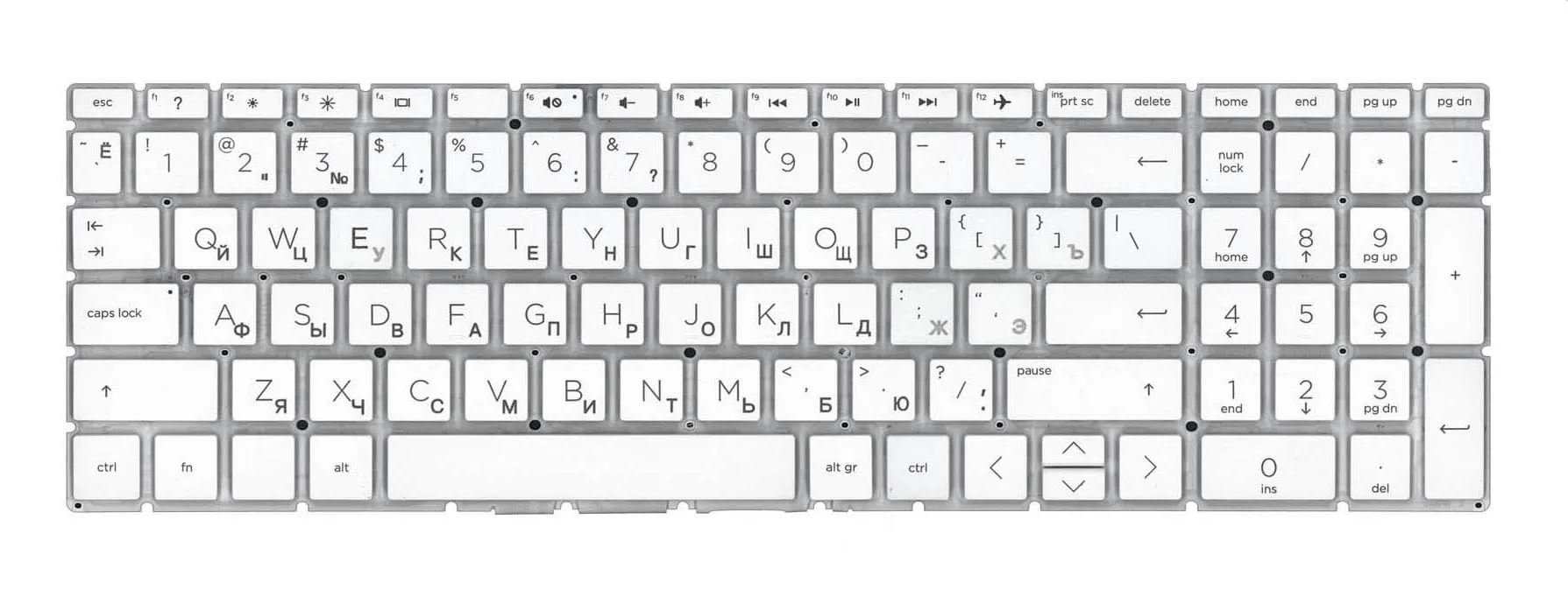 Laptop Keyboard Texture