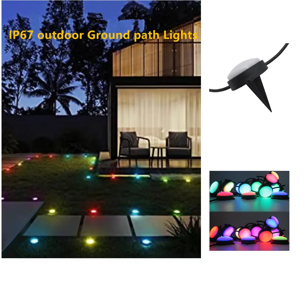 Pathway-Lights-Outdoor-Ground-Lamp-Multicolor-Smart-RGB-WS2811 ...
