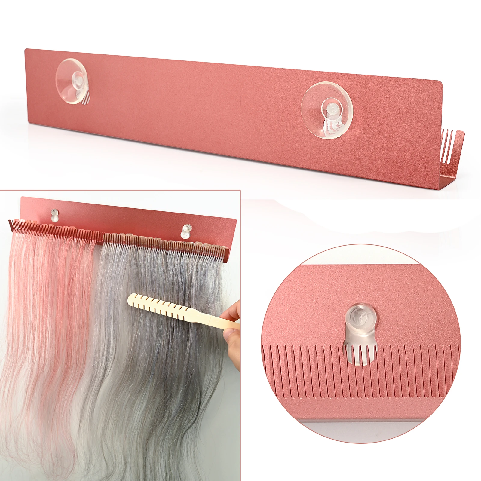 FOSHIO-Metal-Hair-Extension-Stand-Holder-Human-Wig-Sectioning-Rack-Hair ...