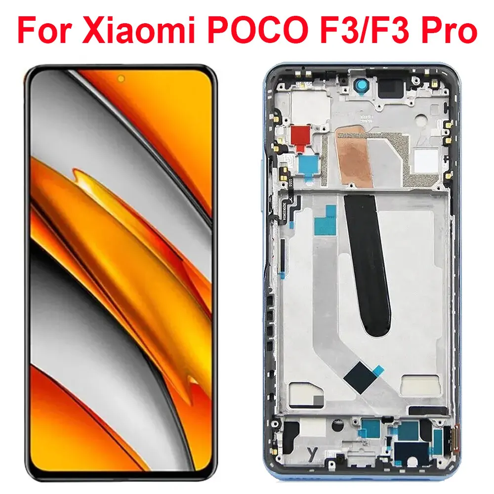AMOLED-6-67-For-Xiaomi-Poco-F3-F3-Pro-LCD-Display-with-Frame-Touch ...