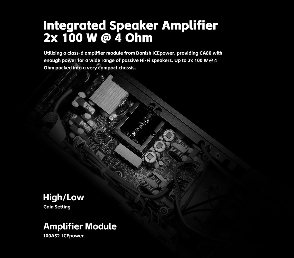 SHANLING CA80 All in one CD player & Integrated Amplifier