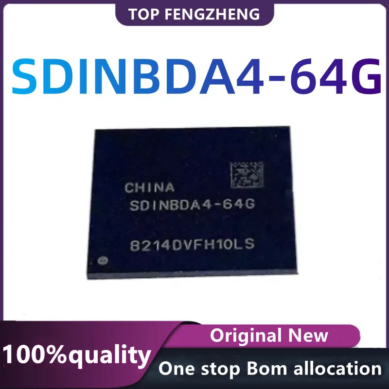 SDINBDA4-64G-chip de memoria EMMC 5,1 original, cuentas BGA153, nuevo