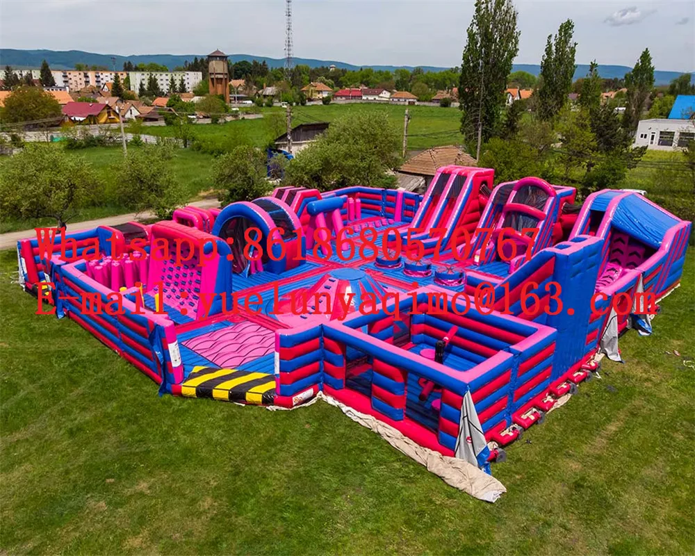 Commercial-large-outdoor-adult-children-inflatable-obstacles-and ...